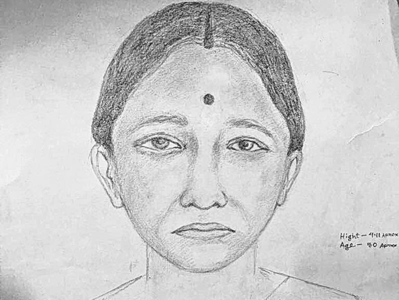 Police in search of accused by drawing a sketch - Anandabazar