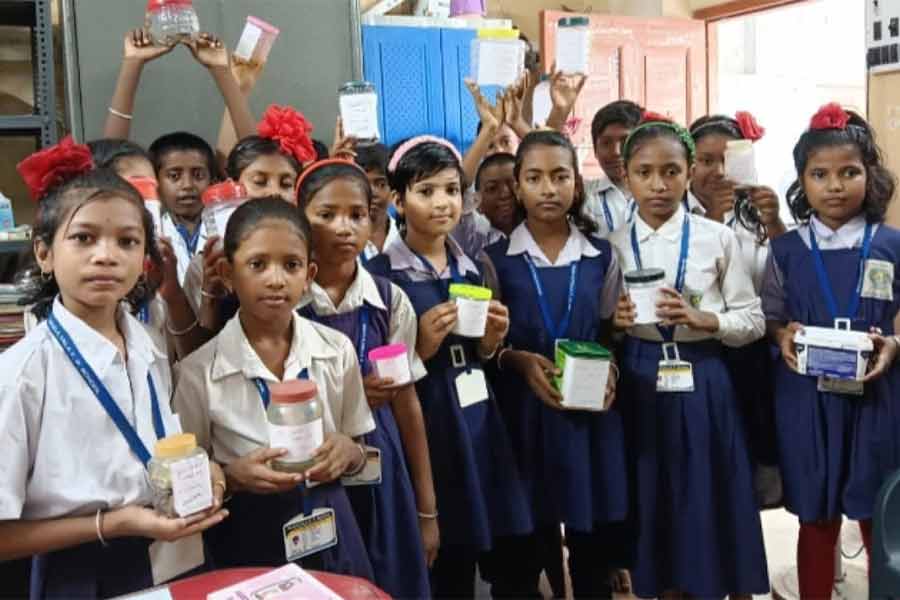 Raidighi | Senior students saving their lunch money for junior students ...