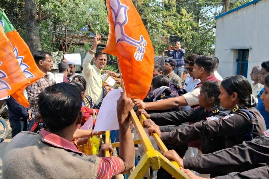 Sandeshkhali Chaos | BJP on Protest at Chinsurah regarding Sandeshkhali ...