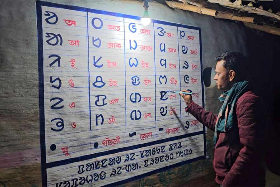 Alchiki Script | Centenary of Formation of Alchiki Script, Adivasi ...