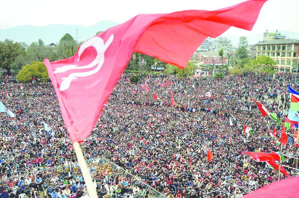Clashes at Kathmandu Maoist rally - Telegraph India