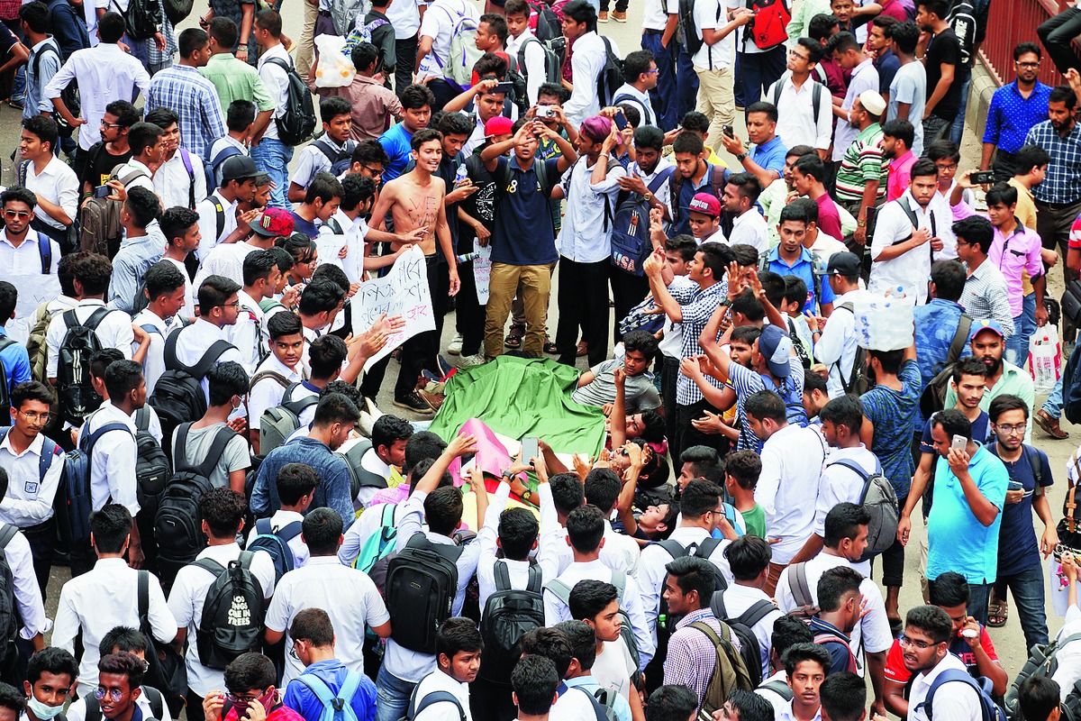 Heroes in school uniform test Hasina - Telegraph India