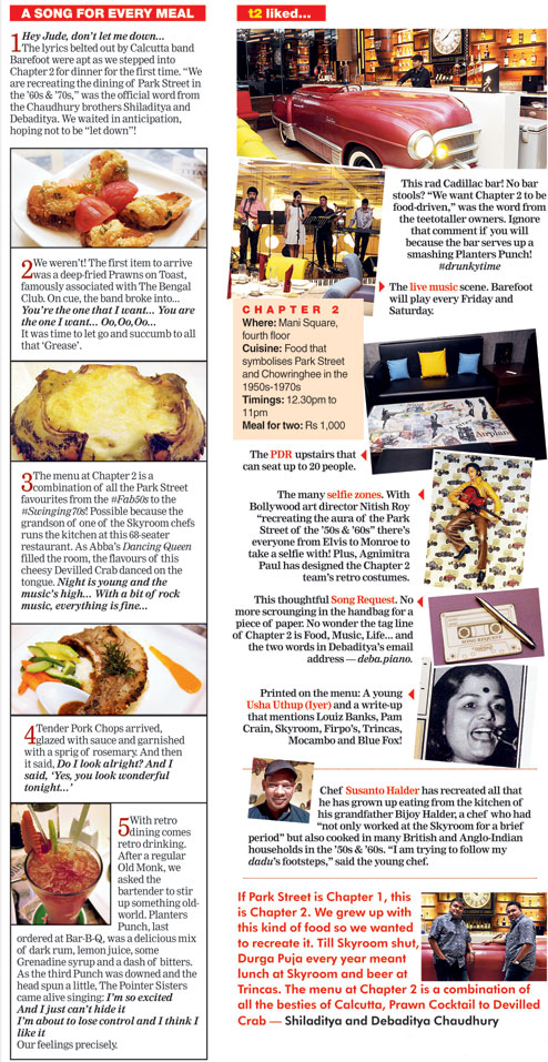 CHAPTER 2 recreates the Park Street feel in Mani Square - Telegraph India