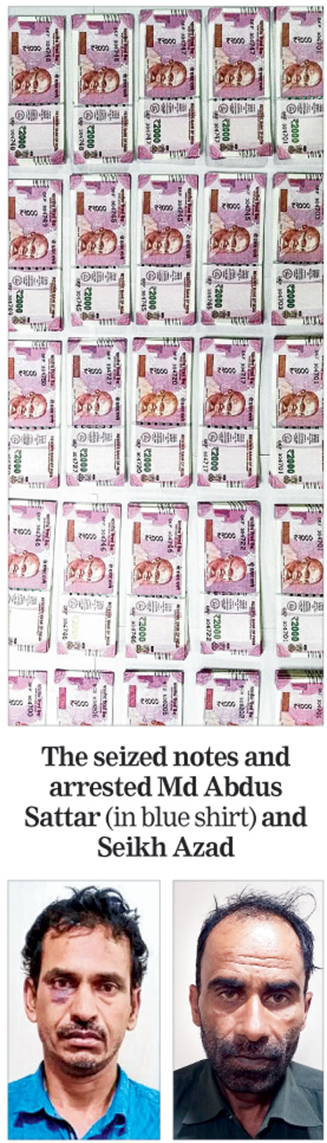 Rs 10 lakh fake notes net two - Telegraph India
