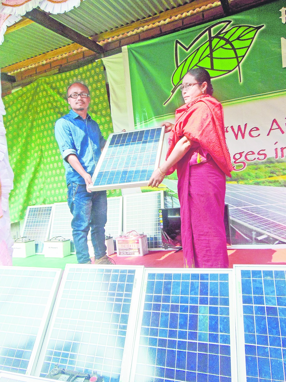 First solar village in NE - Telegraph India