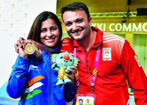 Heena creates Games record and takes gold - Telegraph India