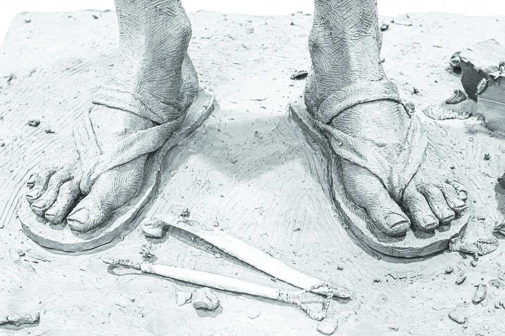 Gandhi statue in place for unveiling - Telegraph India