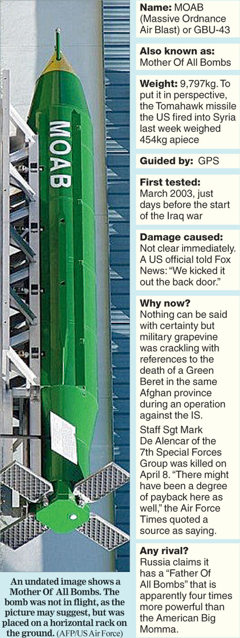 Mom of all bombs - Telegraph India