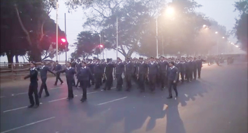 The parade and the marauding Audi - Telegraph India