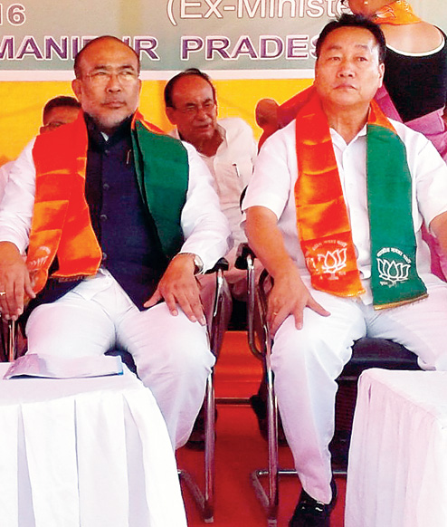 Cong leaders join BJP - Telegraph India