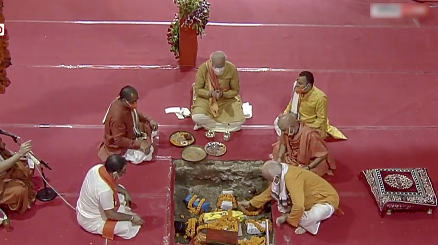 Ayodhya Temple Ayodhya Today The Latest Pictures From Bhoomi Puja Of