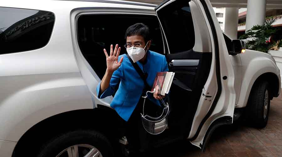 Case an attempt to intimidate, says Maria Ressa - Telegraph India