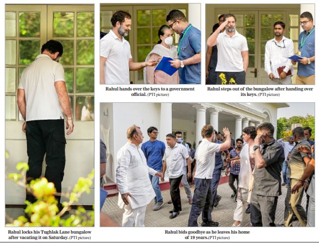 Congress Rahul Gandhi Vacates Official Delhi Bungalow After Lok Sabha