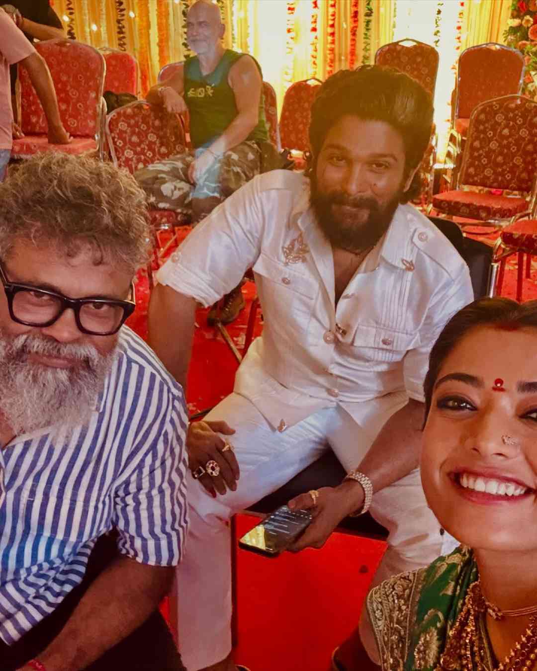 Pushpa 2 | Rashmika Mandanna shares Pushpa 2 BTS featuring Allu Arjun and Sukumar ahead of film ...