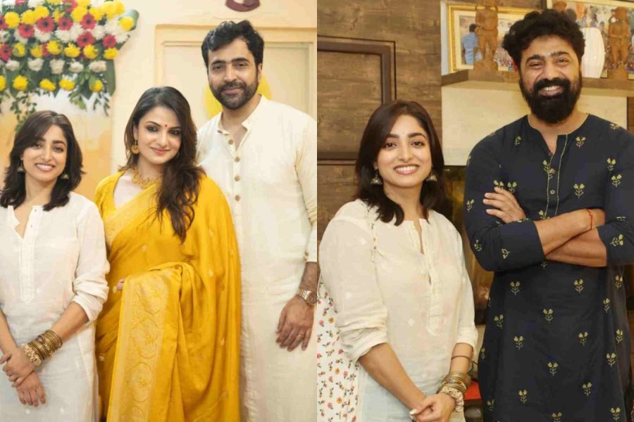 Saraswati Puja 2025 | Dev, Koel Mallick, Mimi Chakraborty, Parambrata Chattopadhyay’s ...