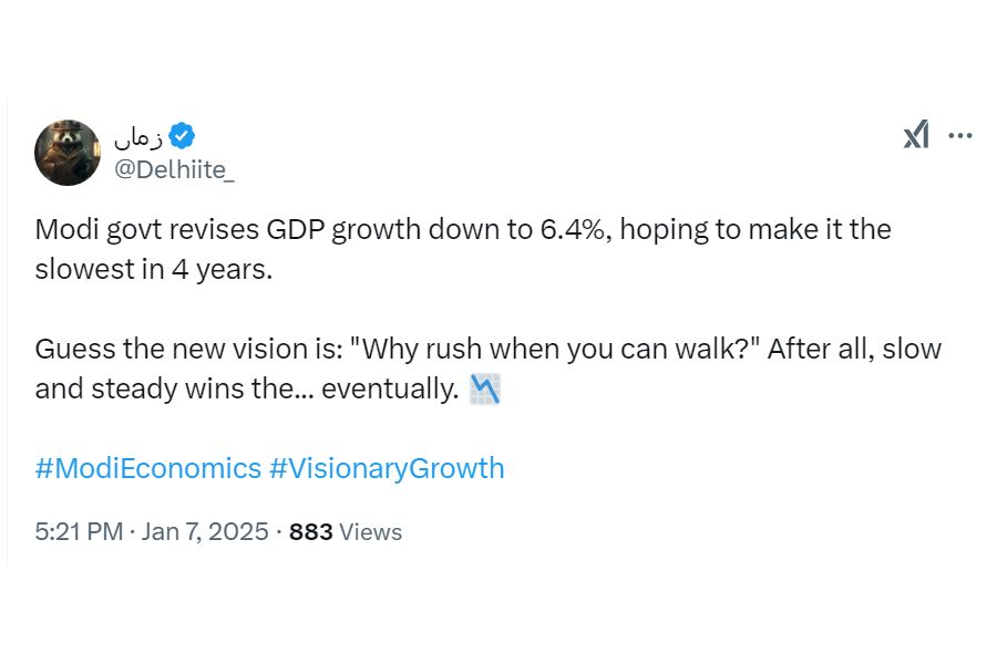 India GDP social media reactions | ‘Slow and steady…’: India’s GDP growth slows down, virtual ...