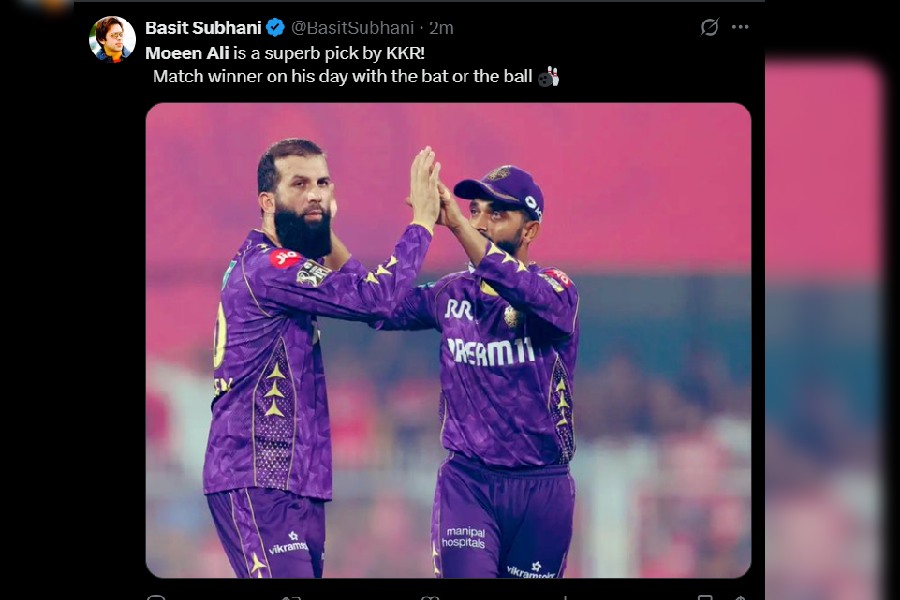 IPL 2025 | KKR’s Moeen Ali stuns on debut vs Rajasthan Royals - Telegraph India