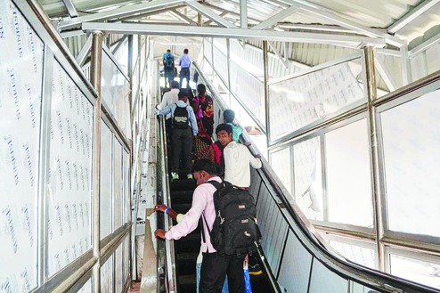 Escalator back to life at Tatanagar - Telegraph India