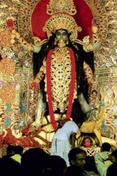 Festival of lights to worship the dark devi - Telegraph India