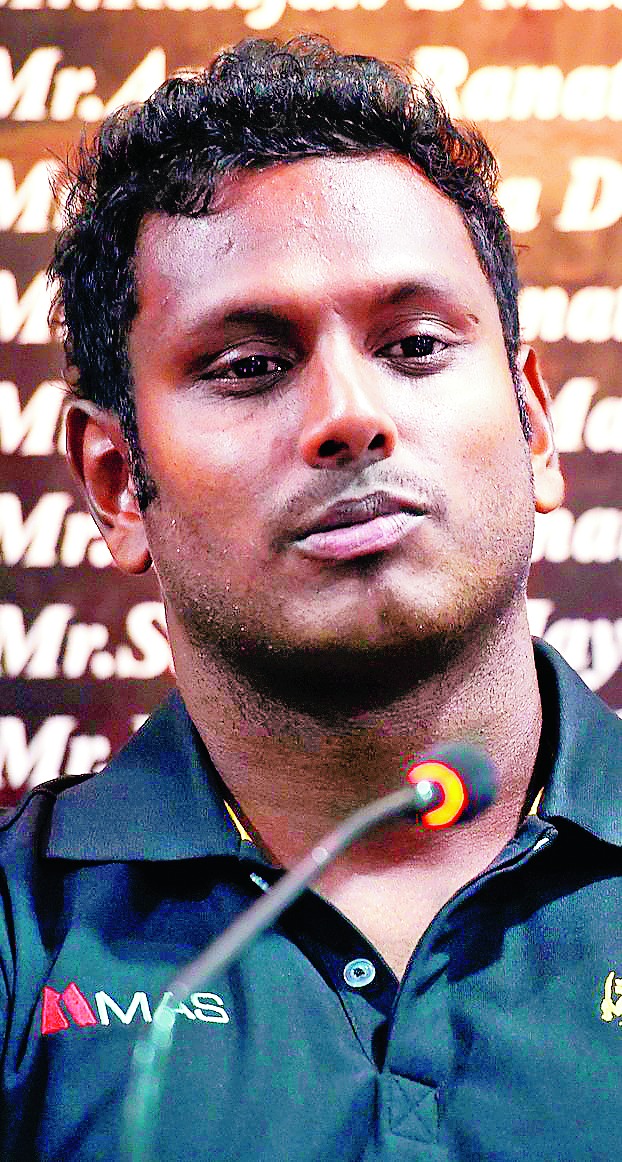 Angelo is ruled out - Telegraph India