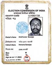 Born in '62, a voter '267' years old! - Telegraph India
