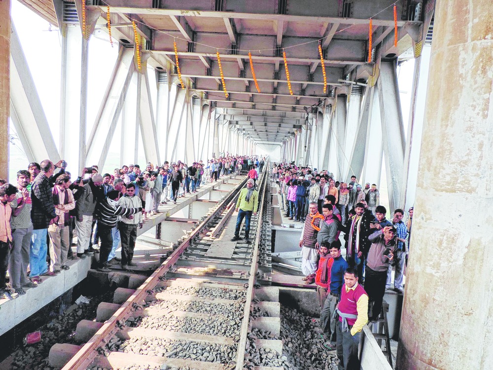 Ganga bridge to bring Munger on rail map - Telegraph India