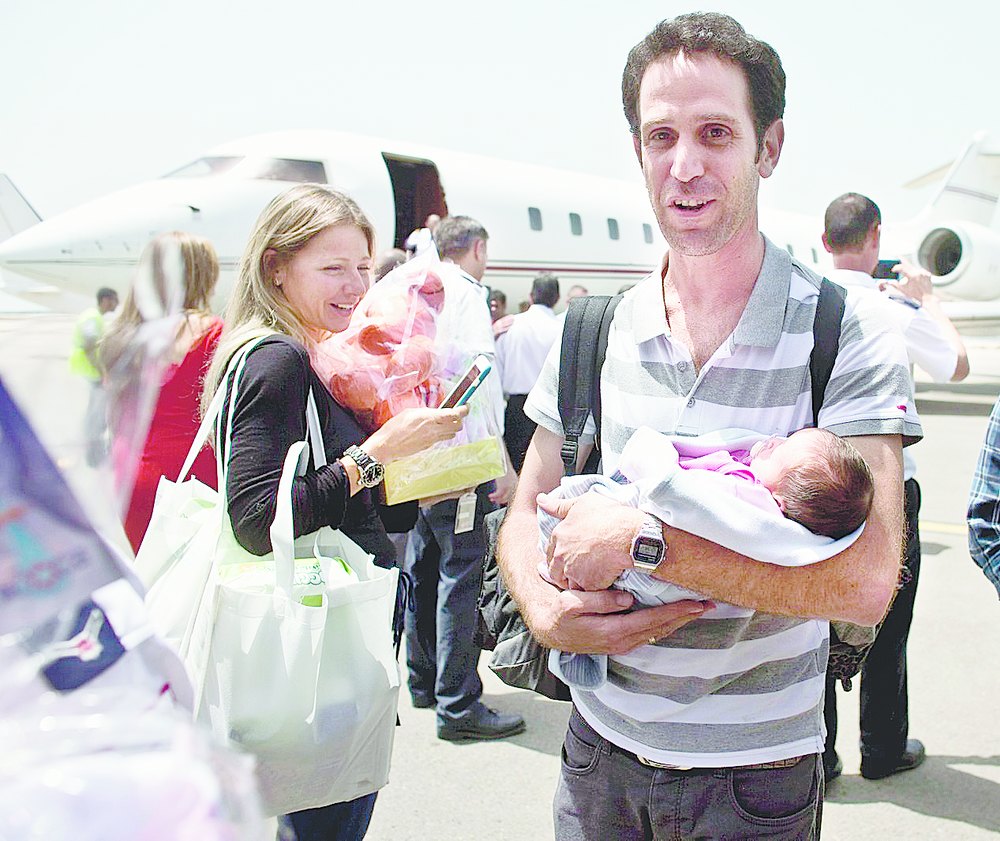 Babies flown to Israel - Telegraph India