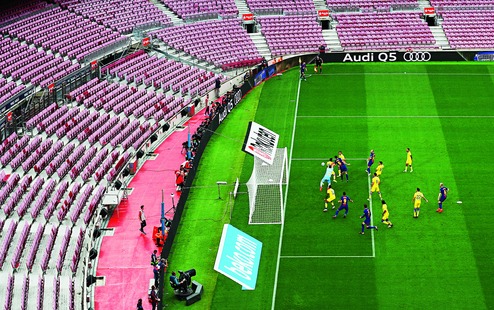 Messi strikes in empty stadium - Telegraph India