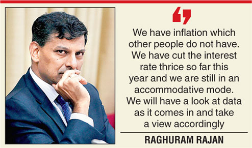 RBI keeps rate cut option open - Telegraph India