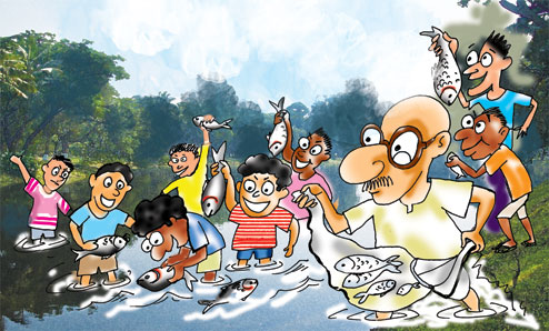 Dive in for a finned catch - Telegraph India