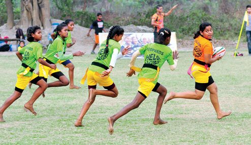 Rugby is for the tough.... and women in Bengal are loving it ...