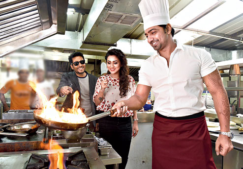 Chef Dev at work - Telegraph India