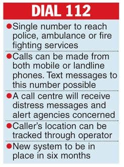 Single number for all distress calls - Telegraph India