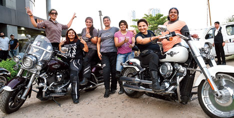 A gang of Harley riders have vroomed their way to history - Telegraph India
