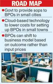Cloud tech to help BPOs in small towns - Telegraph India