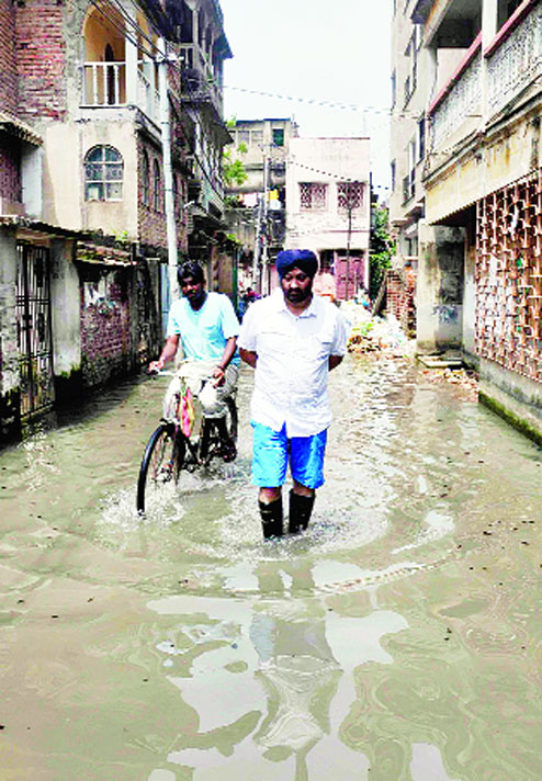 An island of despair in Salkia - Telegraph India