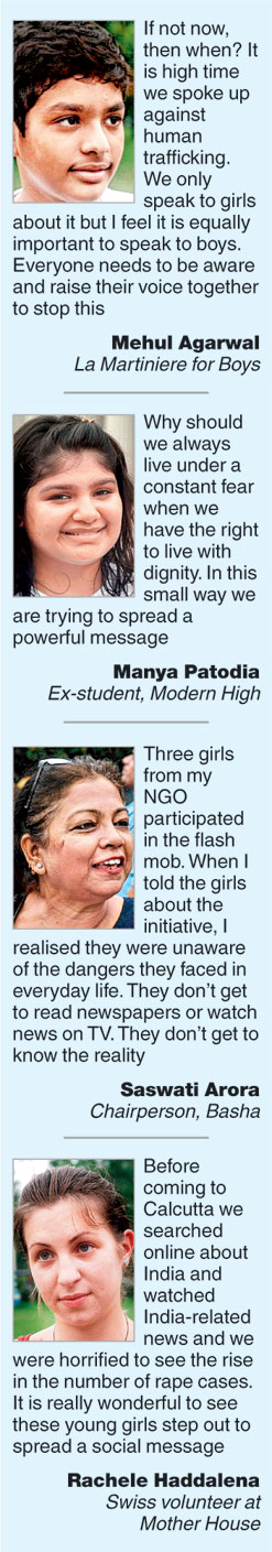 Mob with a message - Telegraph India