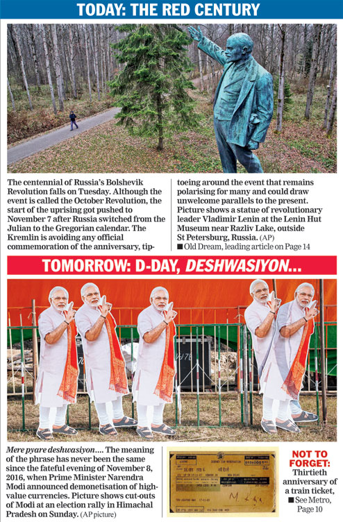 TODAY: THE RED CENTURY - Telegraph India