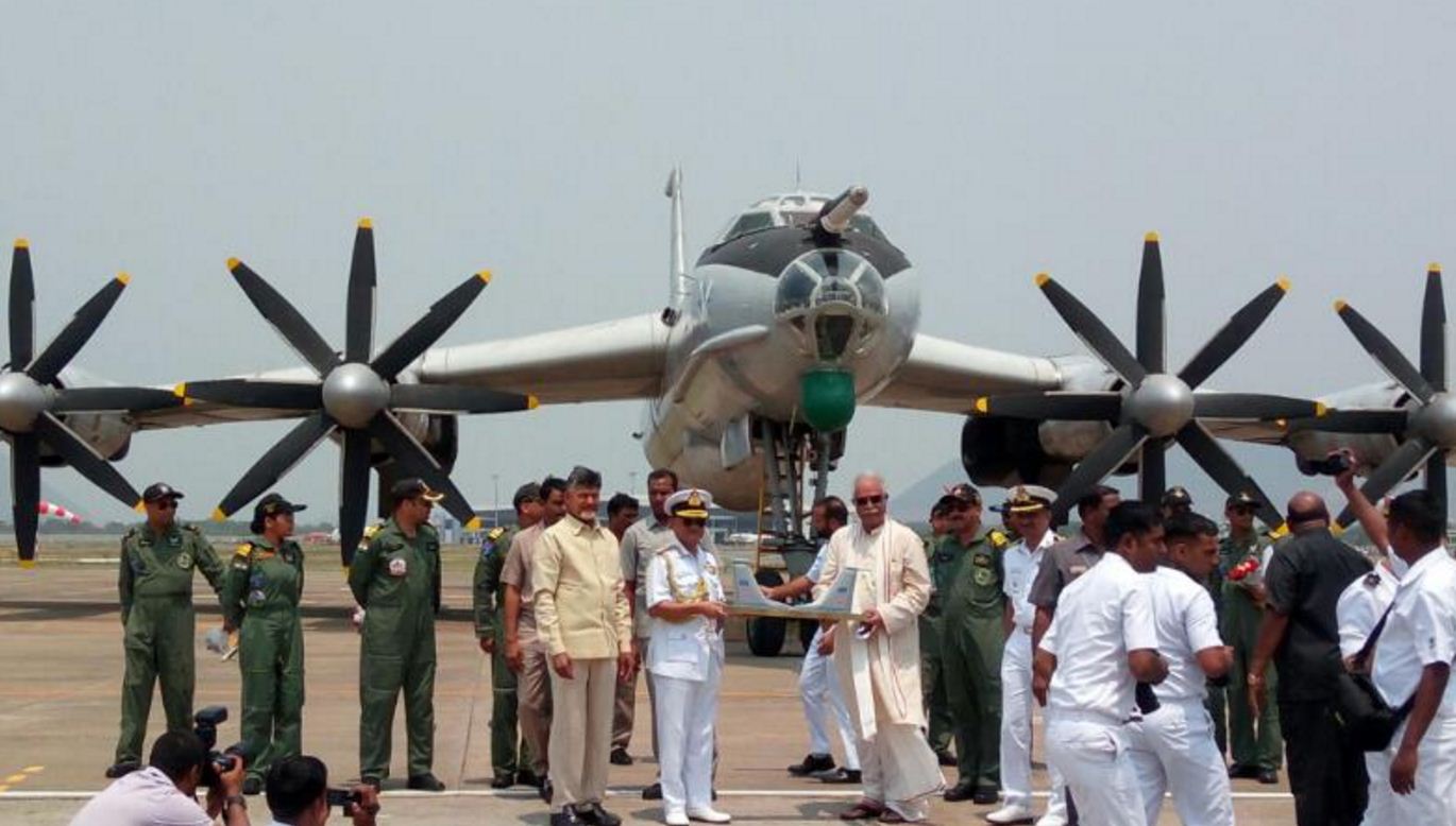 Indian Navy Tu-142M makes final landing; to be converted into museum by ...