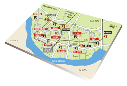 Police bandobast - Telegraph India